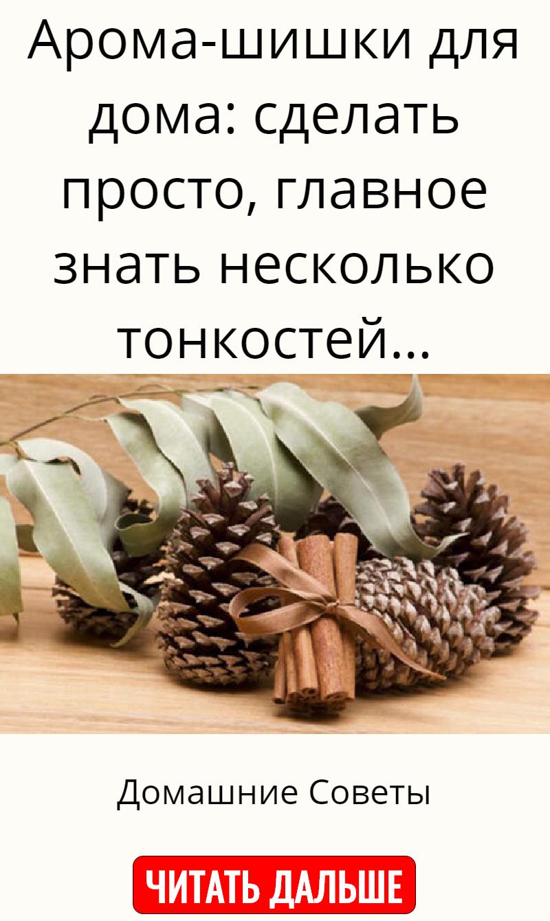 Арома-шишки для дома: сделать просто, главное знать несколько тонкост ...