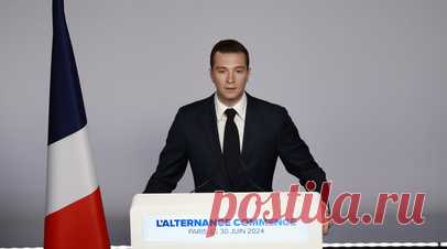 Барделла подтвердил планы возглавить парламент Франции. Лидер Национ ...