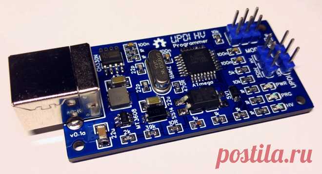 ATmega UPDI HV Programmer - EasyEDA open source hardware lab | Radio mix | Постила