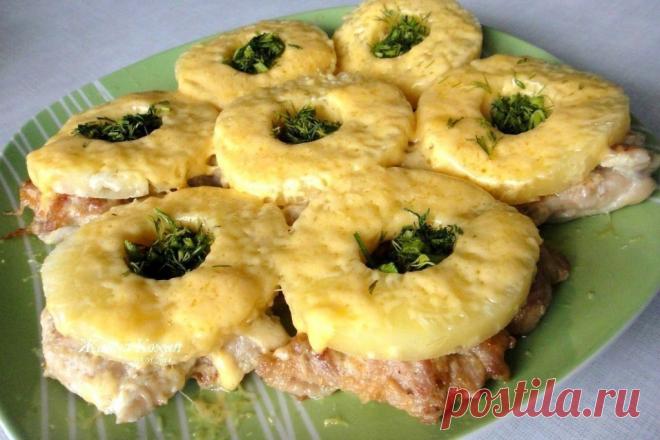 ПП-ужин: Куриные отбивные с ананасом На 100 грамм — 137.42 ккал! белки ...