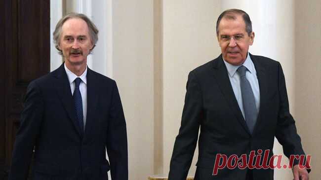 Лавров рассказал о планах посла ООН по Сирии Новости Постила